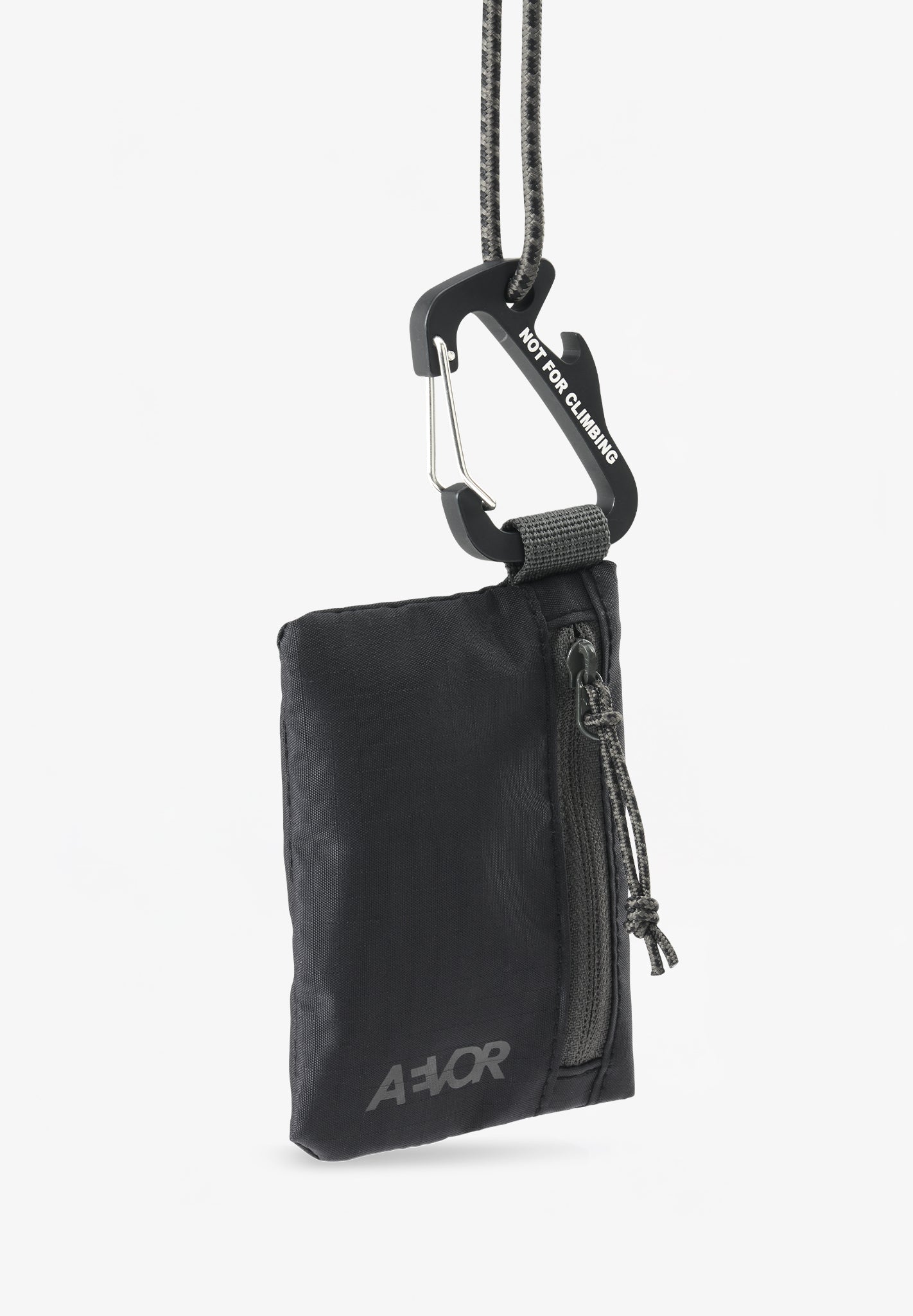 Aevor Explore Wallet, Ripstop Charcoal Black at BACKYARD
