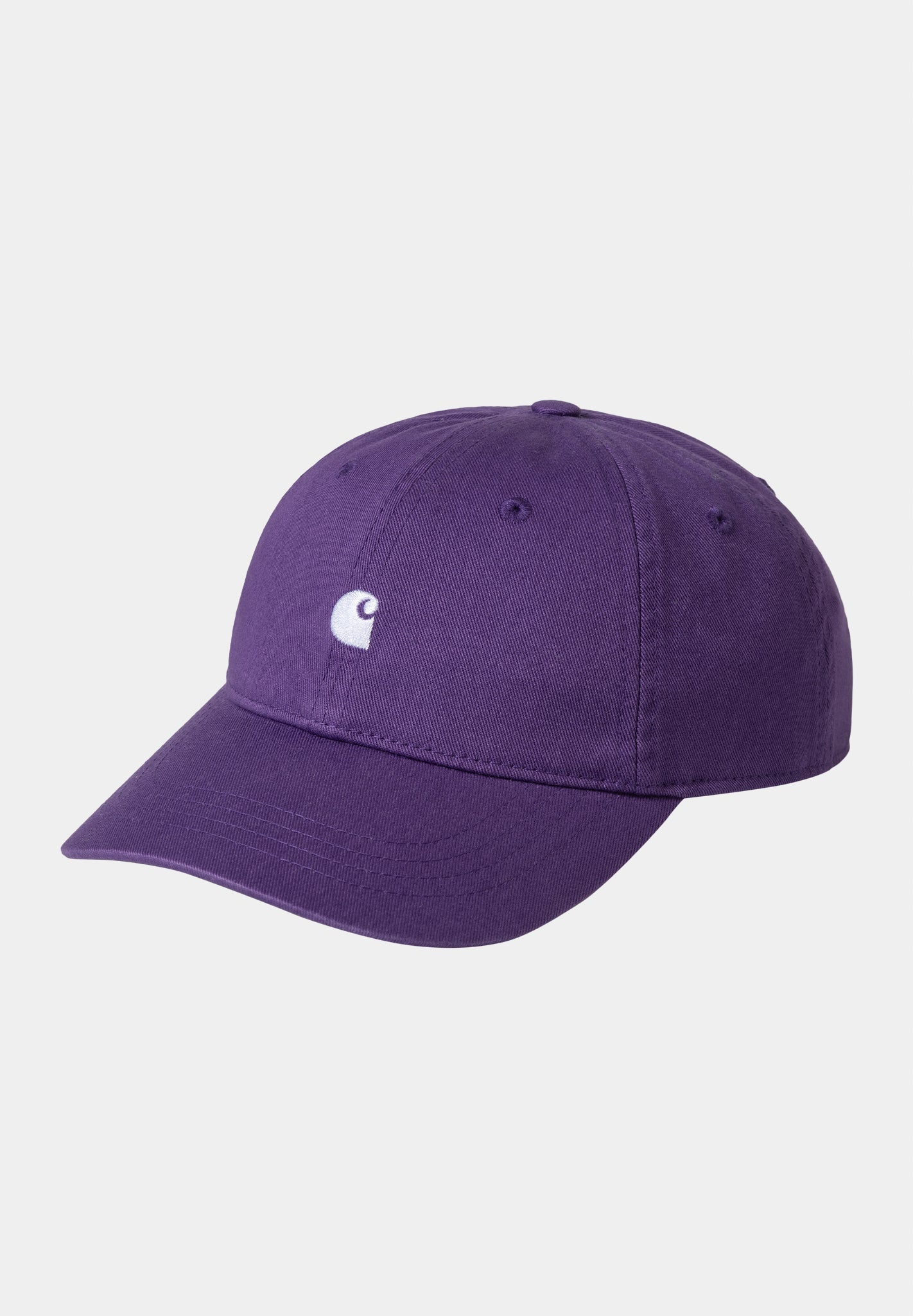 Carhartt WIP Madison Logo Cap, Huckleberry White bei BACKYARD